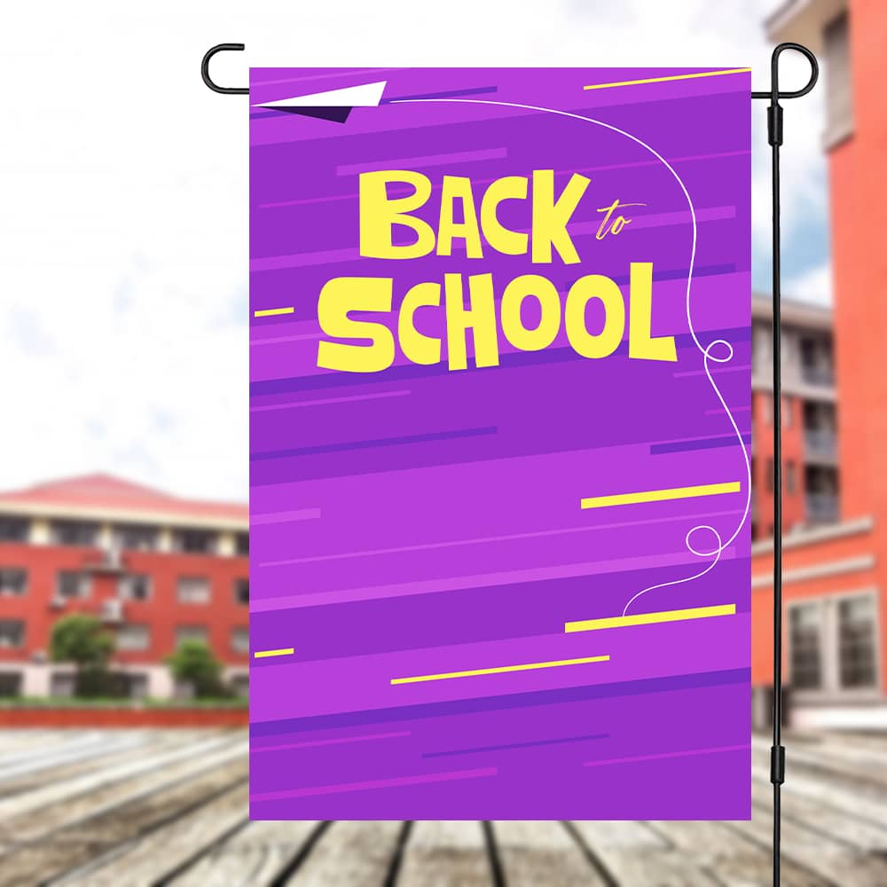 Personalized Flag Photo With Back To My School – Printeque